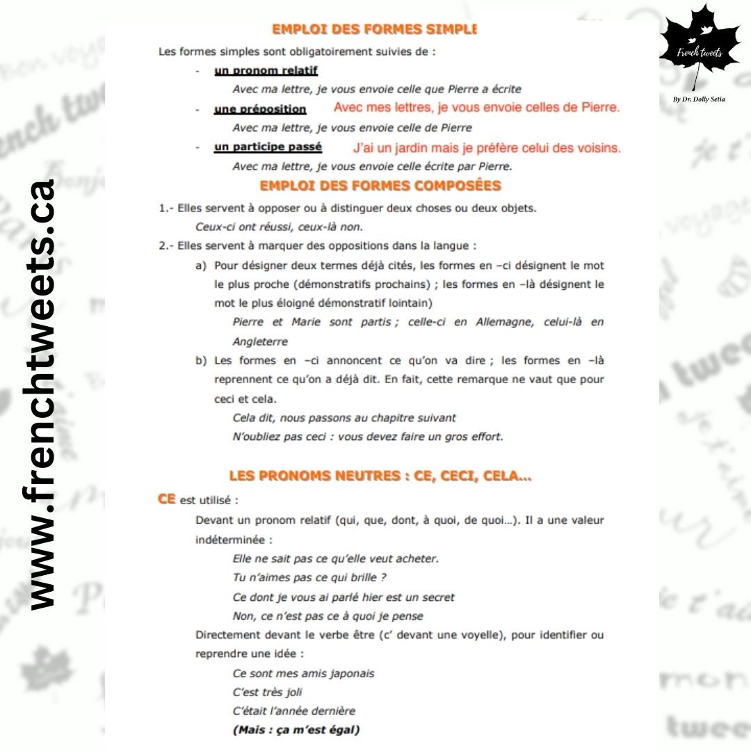 French Exercises Intermediate level with French tweets